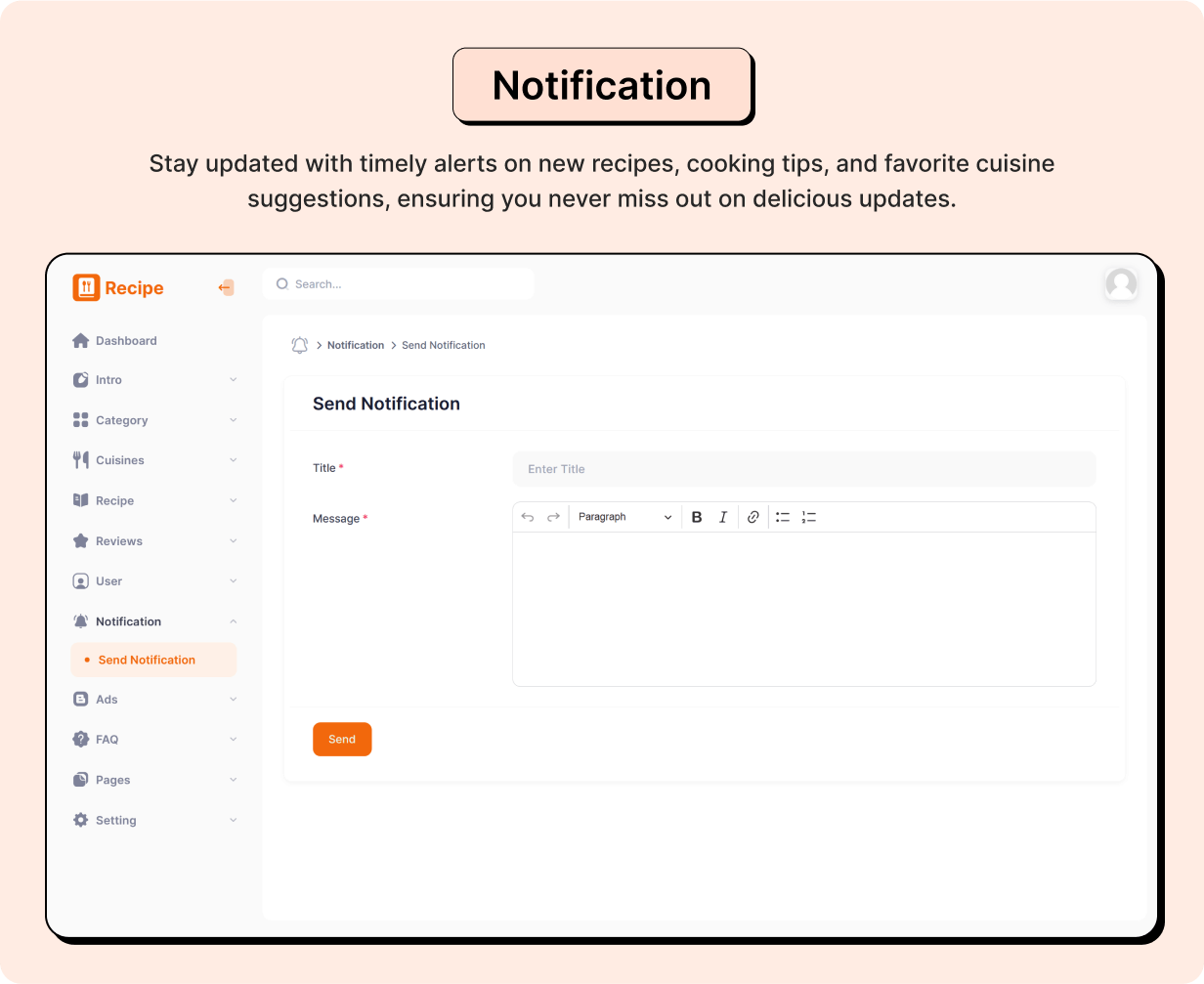 Recipe Full App In Flutter With Nodejs Backend Cooking Guide App In Flutter Buy Apps Themes 