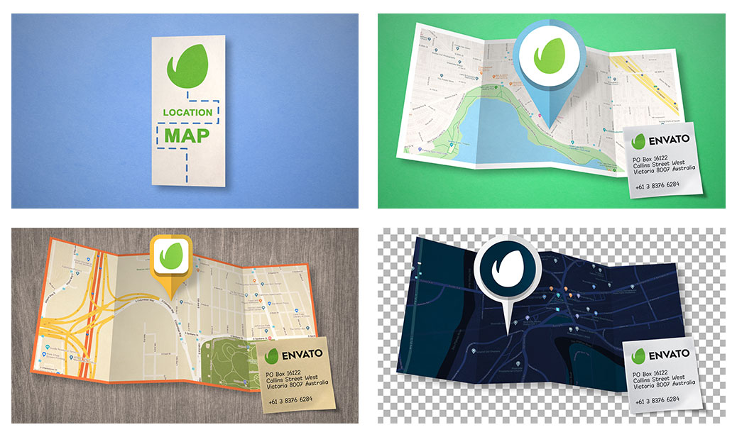 Animated Map Reveal Location - After Effects Template