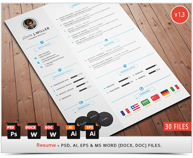 XX Clean Resume by CodePower | GraphicRiver