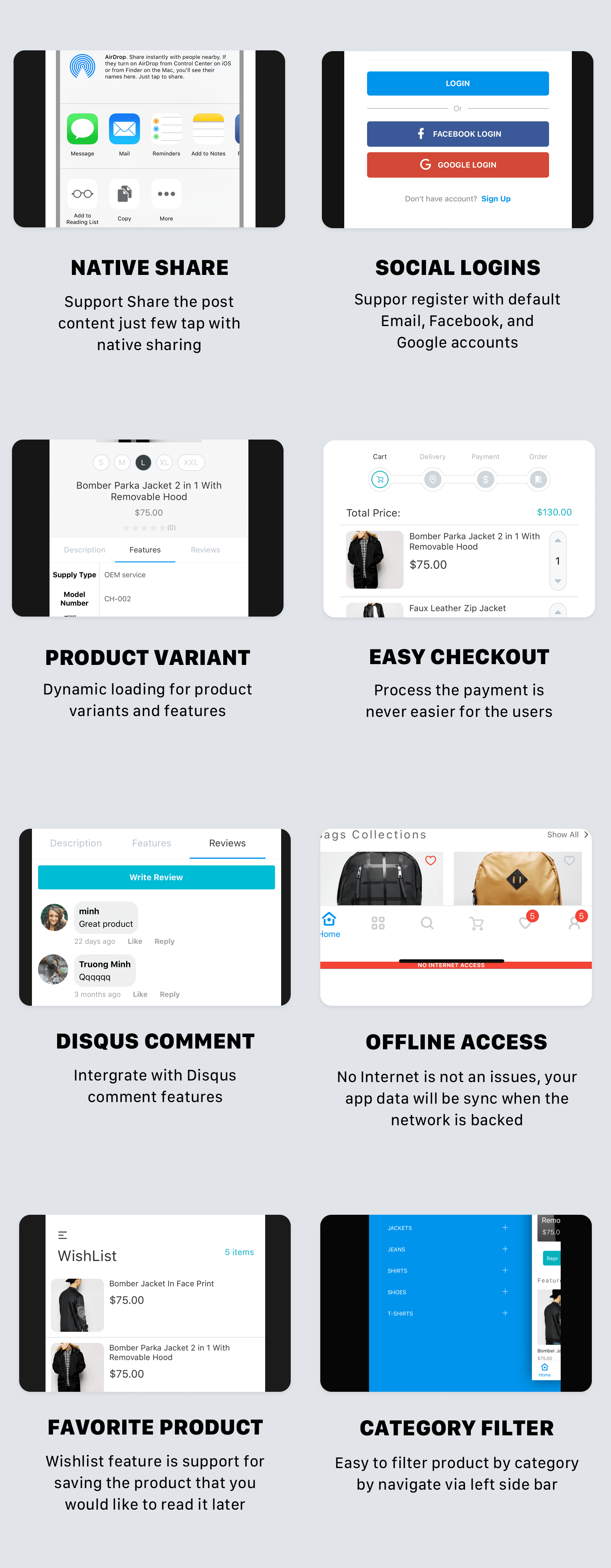 CeStore - ReactJS web app & React Native mobile app for e-commerce