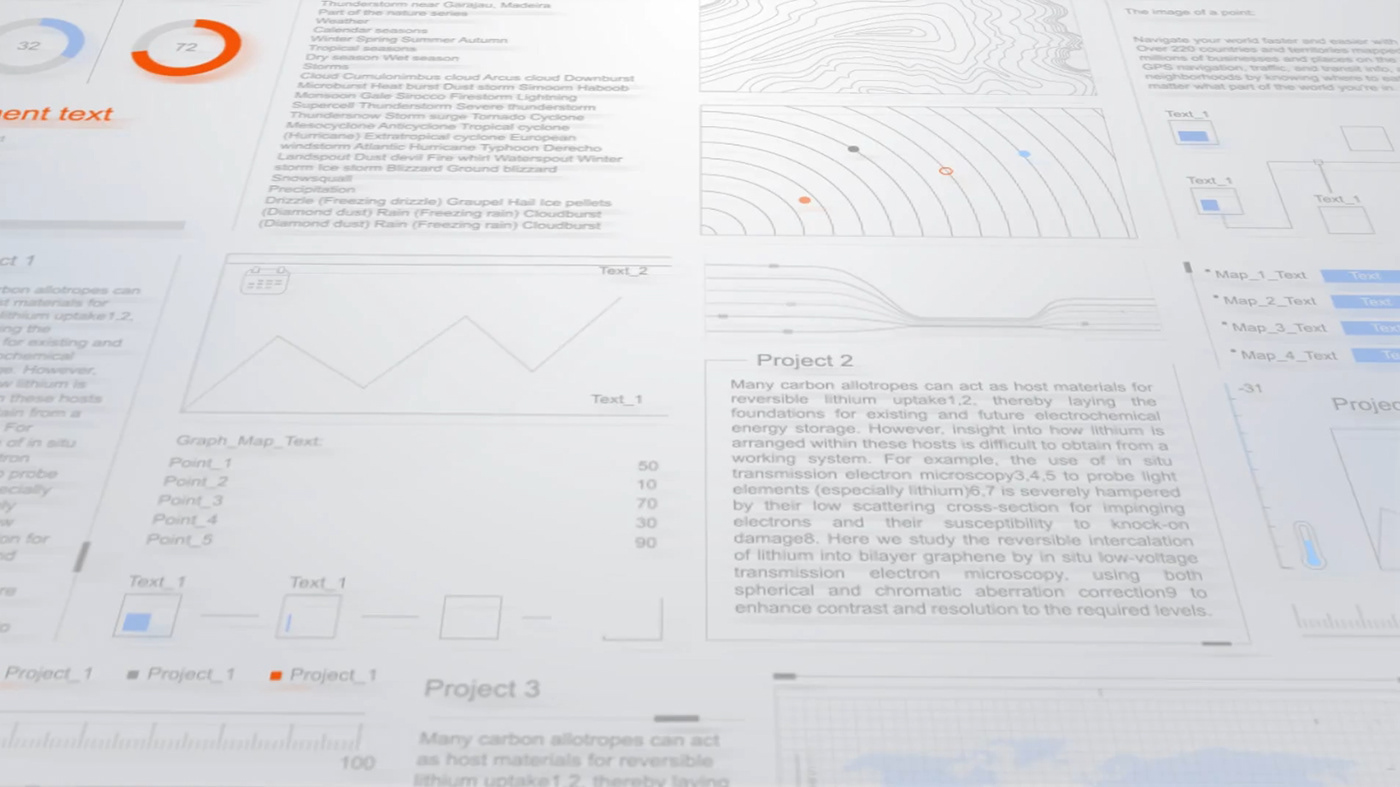 Weather Hud UI Screen - After Effects Template