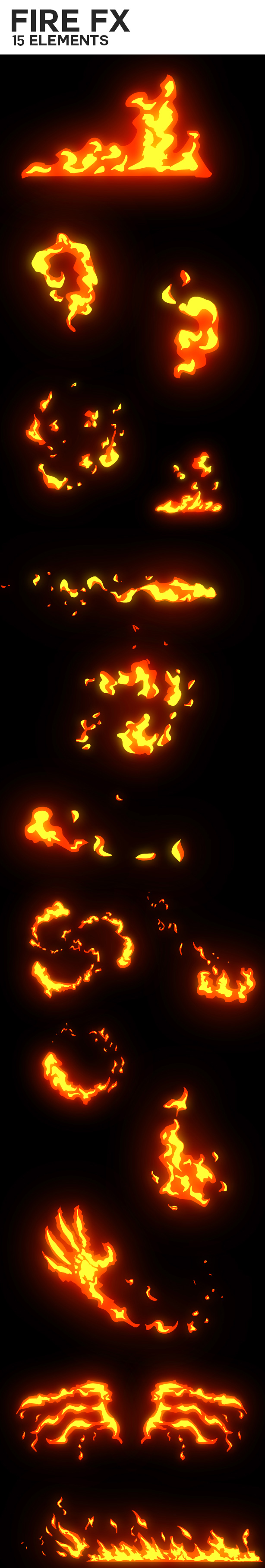 Flash Fx Elements Hand Drawn Bundle Pack | visualstorms