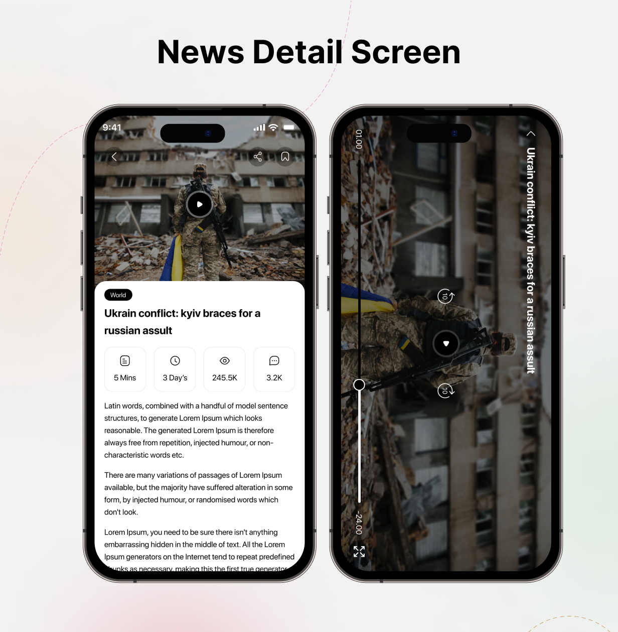 QuickNews UI Template: News App in Flutter 3.x (Android, iOS) UI ...