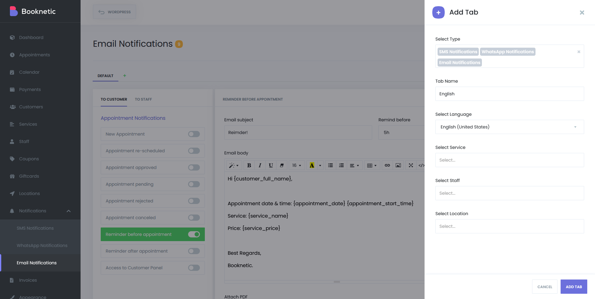 Booknetic WordPress Appointment Booking and Scheduling System - STCi Tech