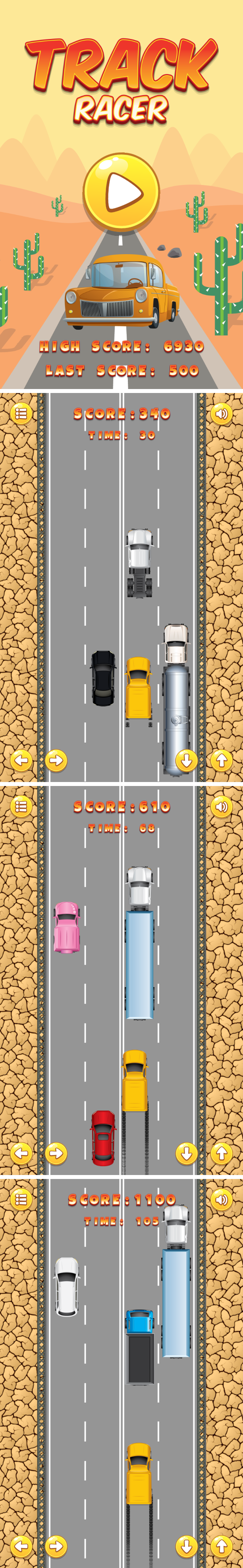 Track Racer - HTML5 Game + Android + AdMob (Capx) by GamesMasters ...