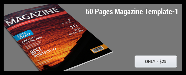 64 Pages Magazine Templates by alimran24 | GraphicRiver
