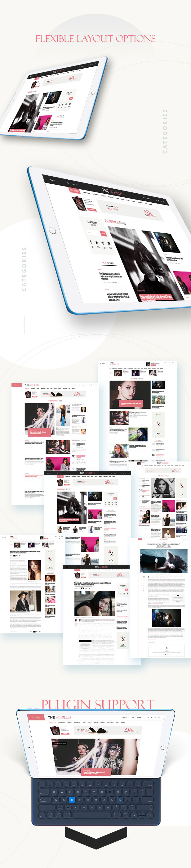 Achilles - Tema multiuso para revista e blog WordPress - Pluginthemebr - Wordpress plugins e temas