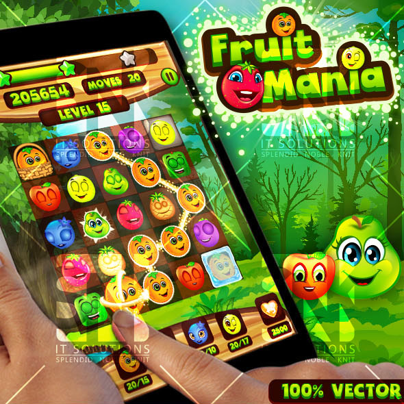 Fruit Game UI Level Map by S_N_K | GraphicRiver Fruit Game UI Level Map by S_N_K | GraphicRiver