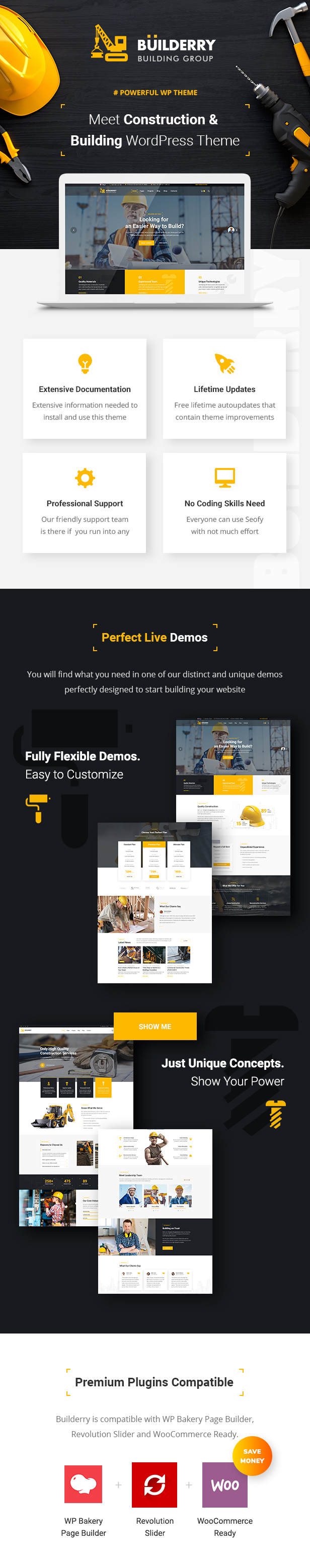 Builderry - Construction and Building WordPress Theme | WebDevBay