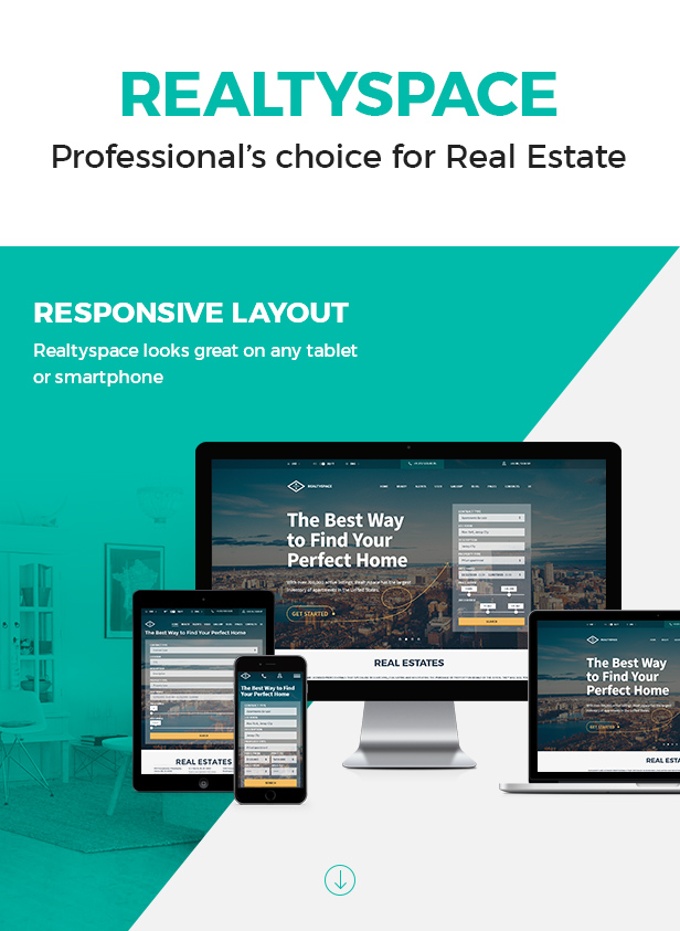 Realtyspace - Tema WordPress imobiliário - Pluginthemebr - Wordpress plugins e temas