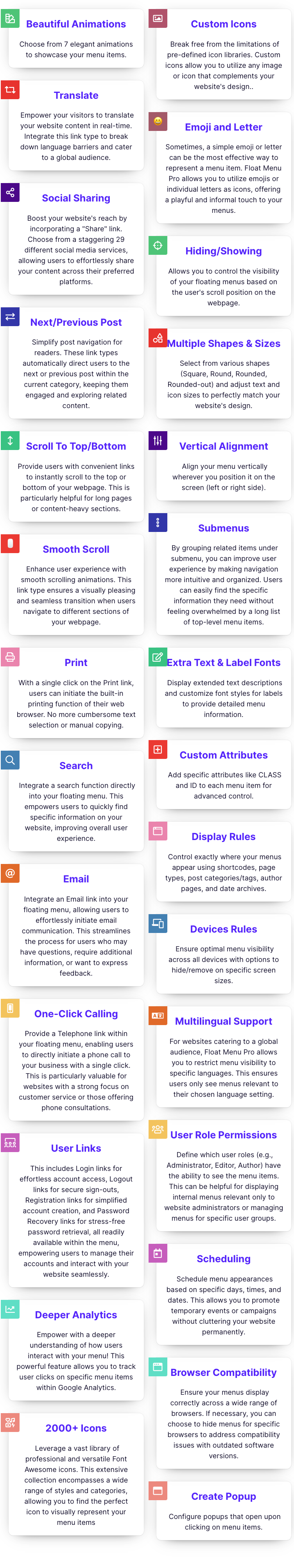 Floating side menu – easily creating awesome custom menu | CollectWP