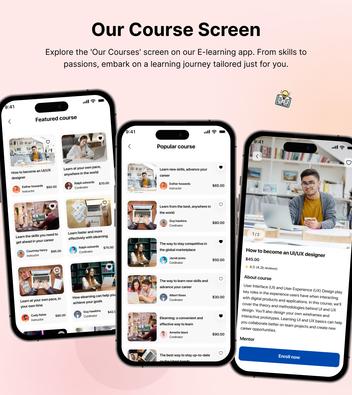 LearnUp UI App Template: Multi-Platform Programming Courses in Flutter (Android, iOS)| StudySage ...