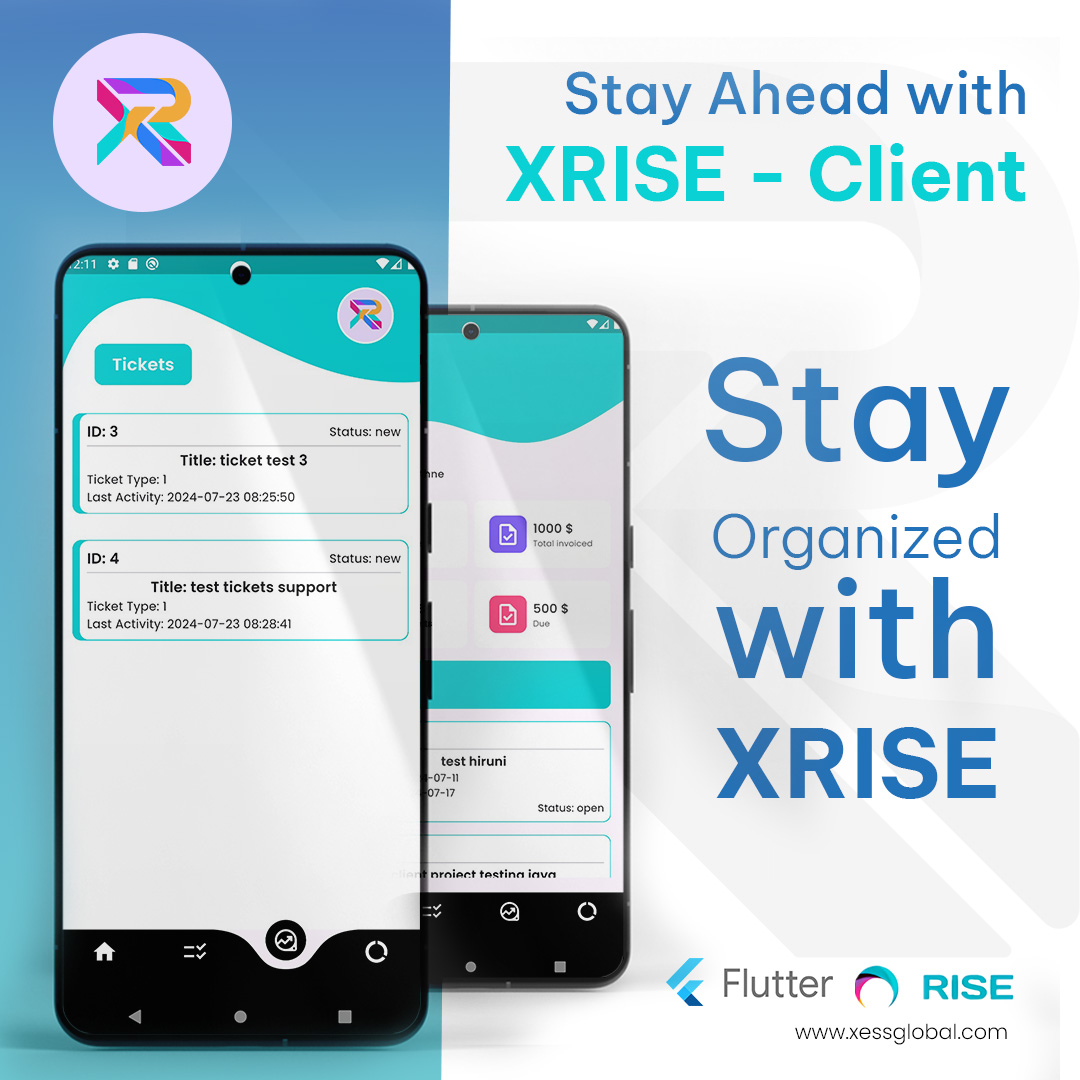 Xrise-Clients Mobile App for Rise CRM – Buy Apps, Themes, UI, Templates ...