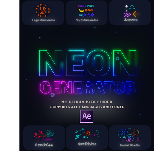 Neon Font Generator