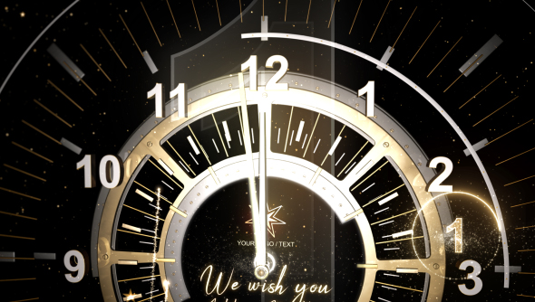 Modern New Year Countdown Clock 2020 từ IronykDesign cho After Effects ...