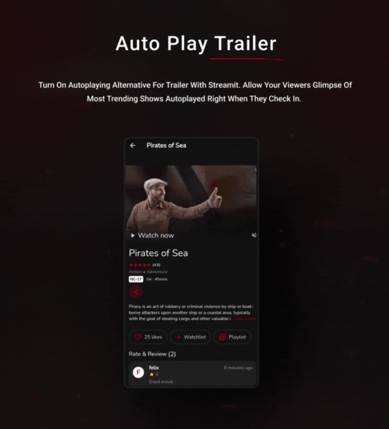 Movie, TV Show, Video Streaming Flutter App With WordPress Backend By ... Movie, TV Show, Video Streaming Flutter App With WordPress Backend By ...