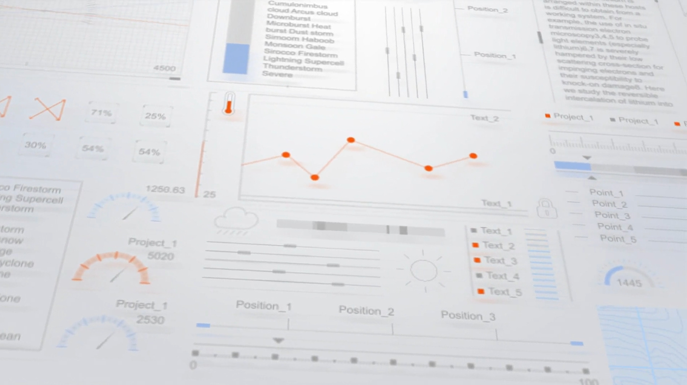 Weather Hud UI Screen - After Effects Template