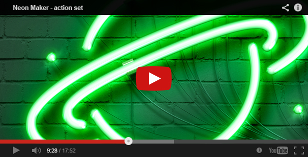 Neon Maker Action Set by Vladuha | GraphicRiver