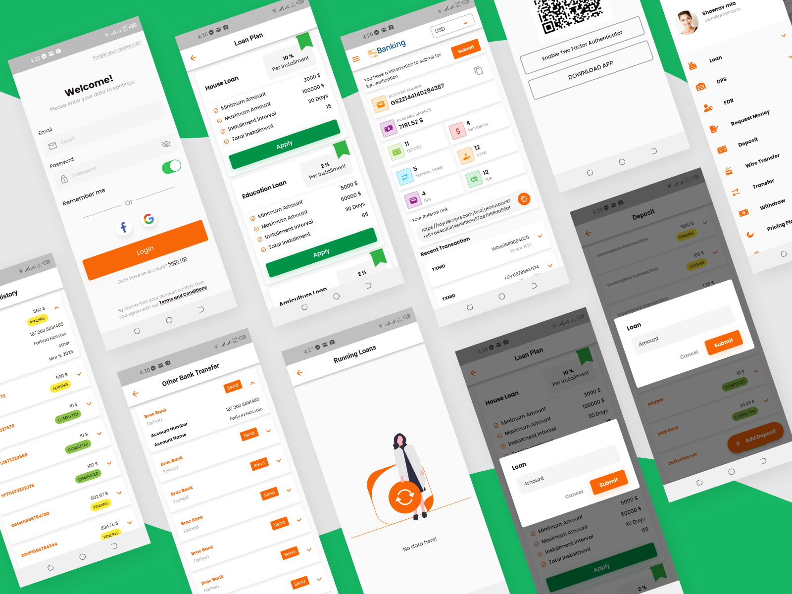Genius Bank – All in One Digital Banking System with Flutter App – Buy Apps, Themes, UI ...