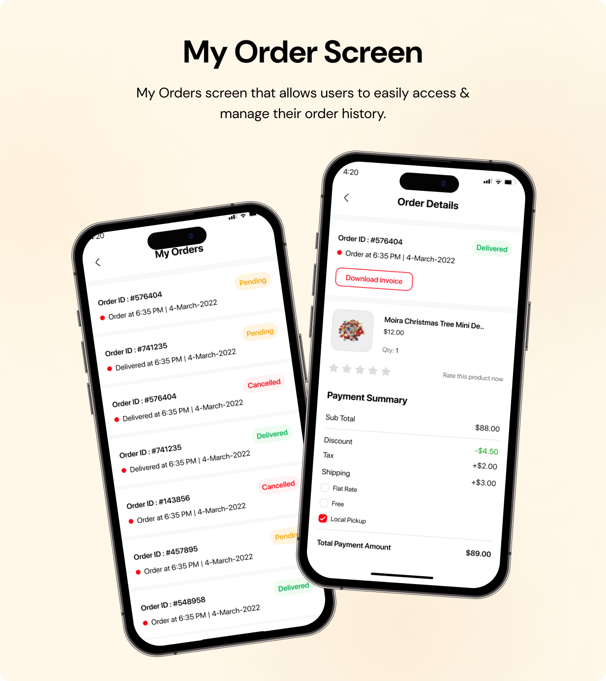 Chrismas Store App E Commerce Store App In Flutter 3 X Android Ios With Woocommerce Full