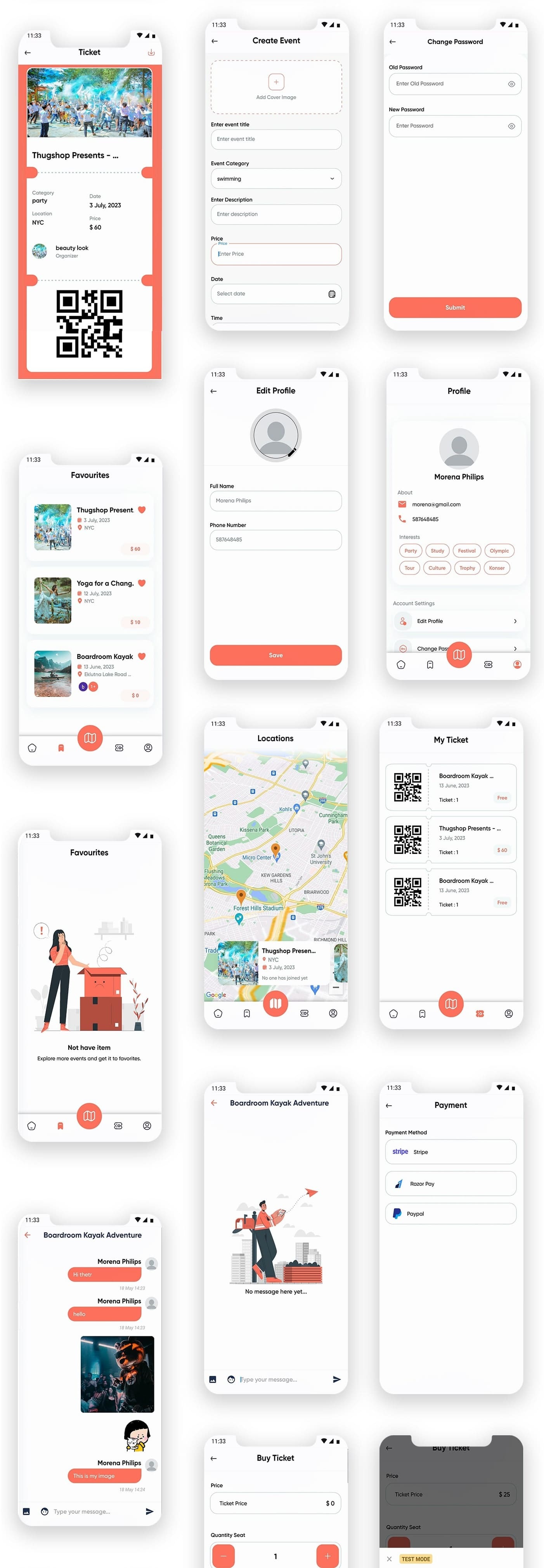 Flutter Event App with Ticketing Event Admin – Buy Apps, Themes, UI ...