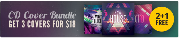 Modern Electro CD Cover Artwork by styleWish | GraphicRiver