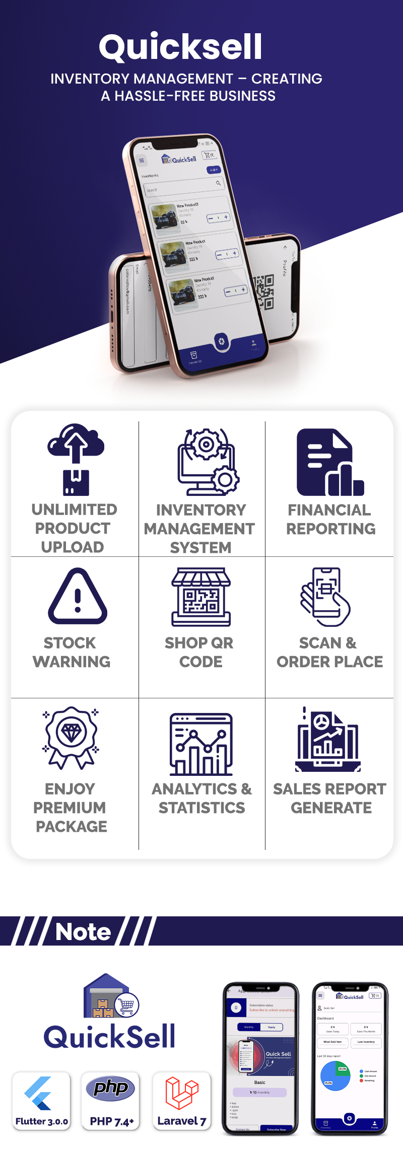 Quick Sell – SAAS Inventory Management App || Ultimate POS with ...