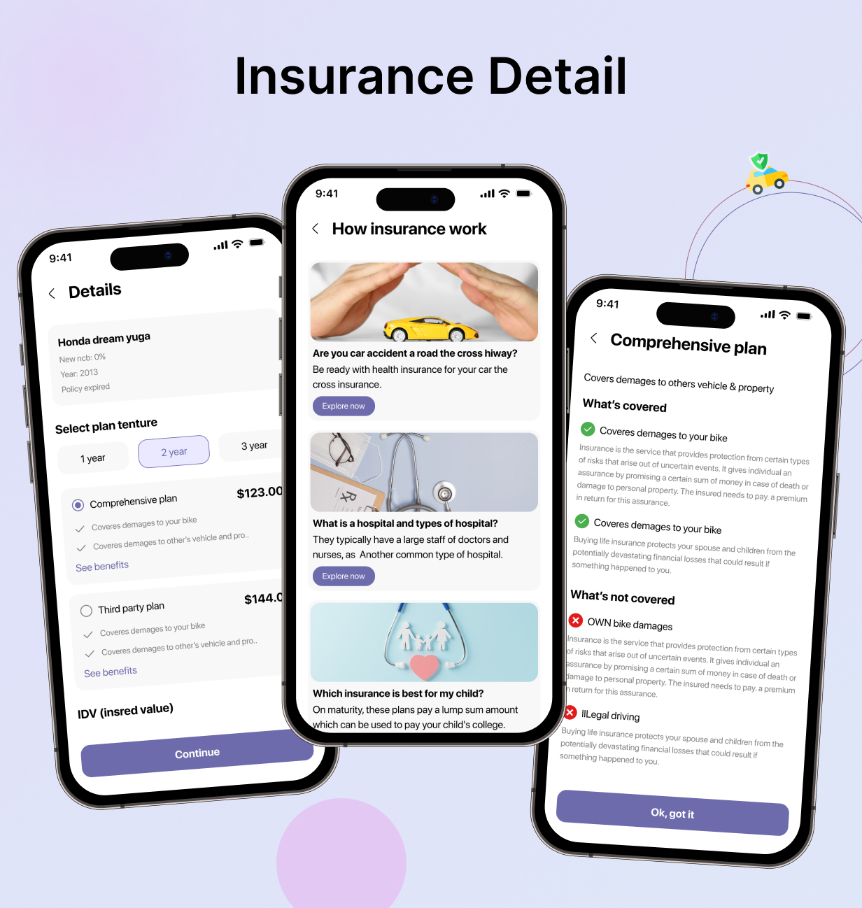 iCoverNow UI Template: Online Insurance app in Flutter(Android, iOS ...