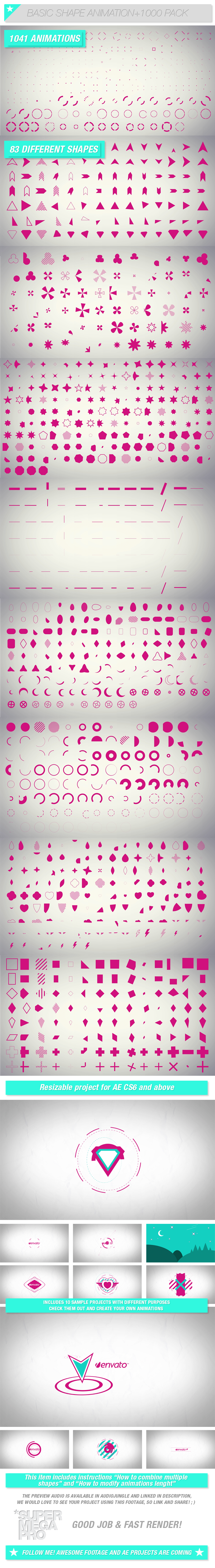 Basic Shape Animation Pack | visualstorms