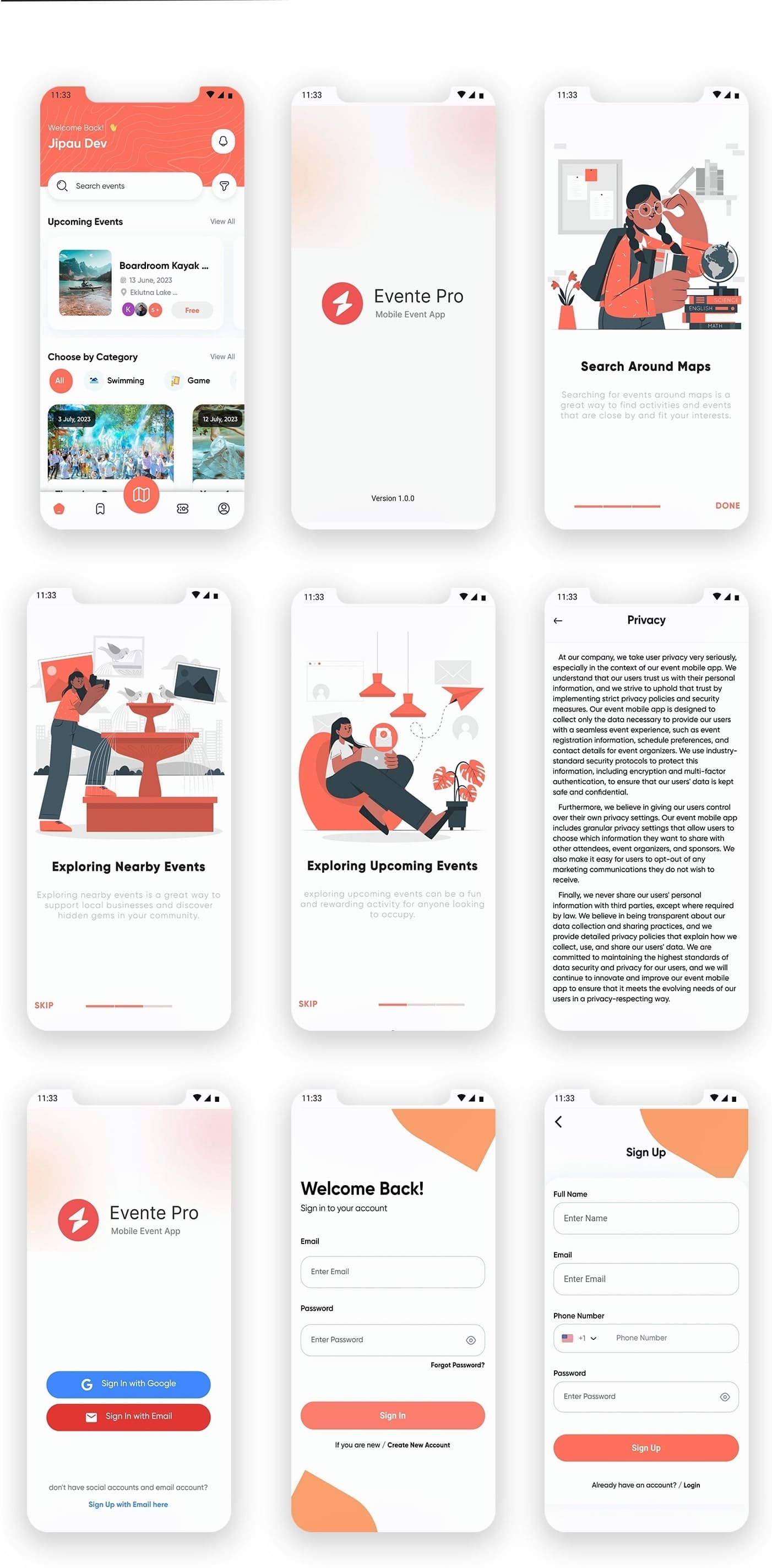 Flutter Event App With Ticketing Event Admin Buy Apps Themes Ui Templates Plugins And