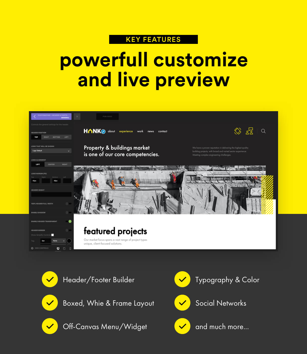 Hank - Construction WordPress Theme | WebDevBay