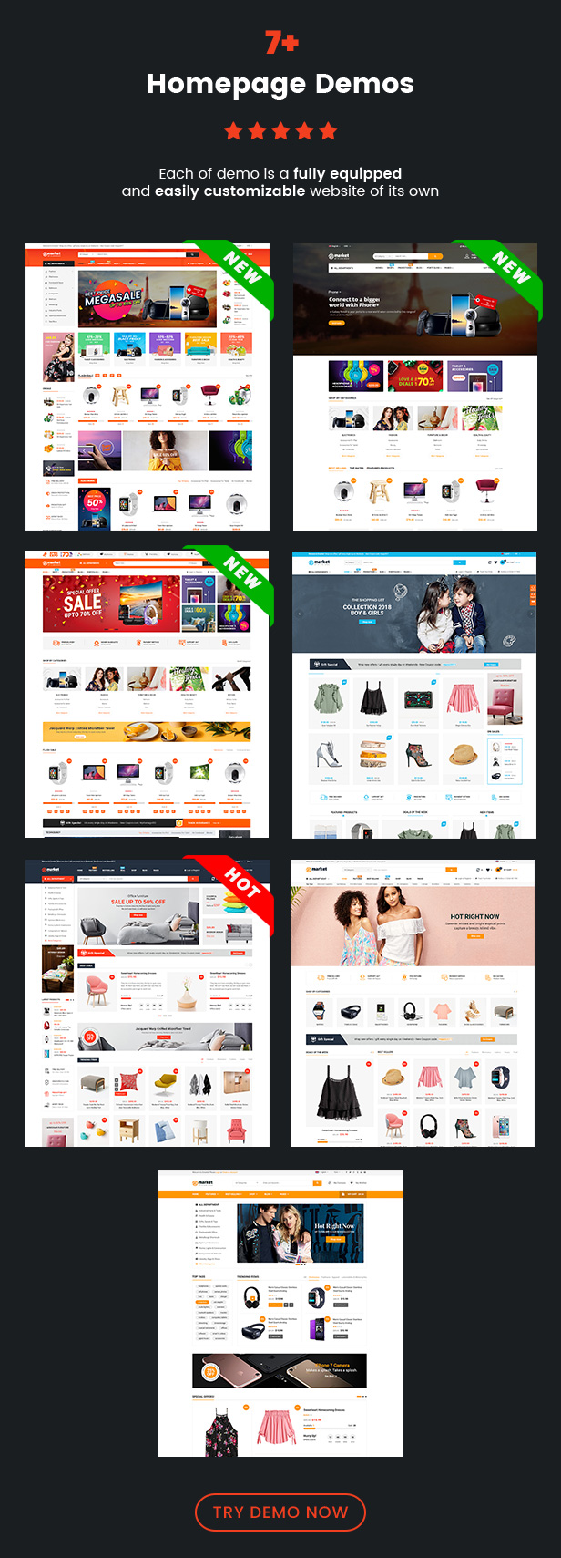 eMarket - The eCommerce & Multi-purpose MarketPlace WordPress Theme ...