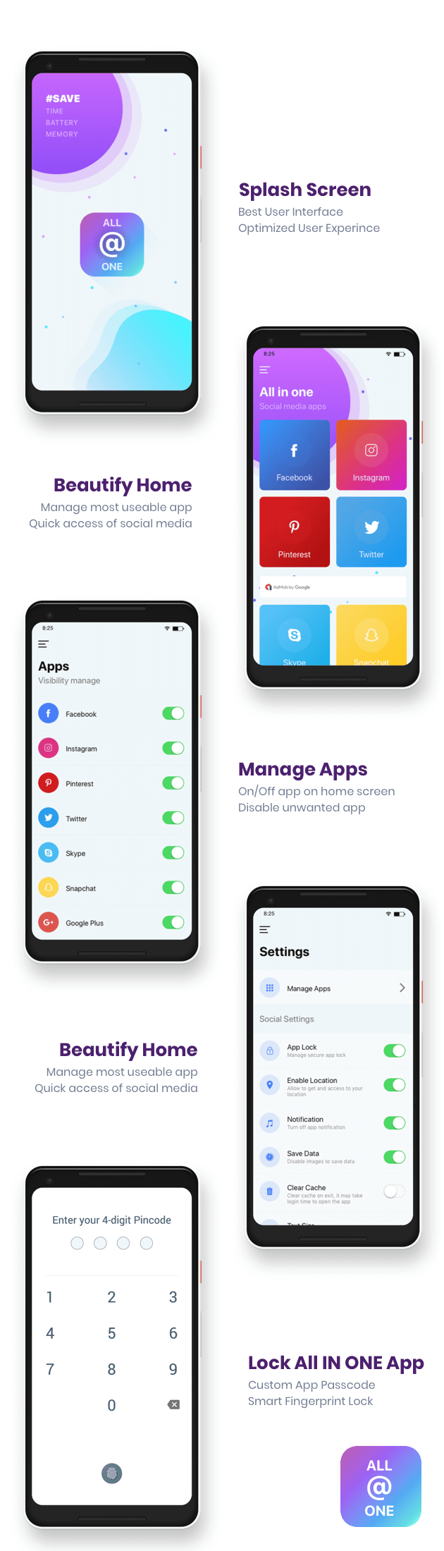 Aio Social App主流社交媒体app聚合android手机app源码1 5 0 云创源码