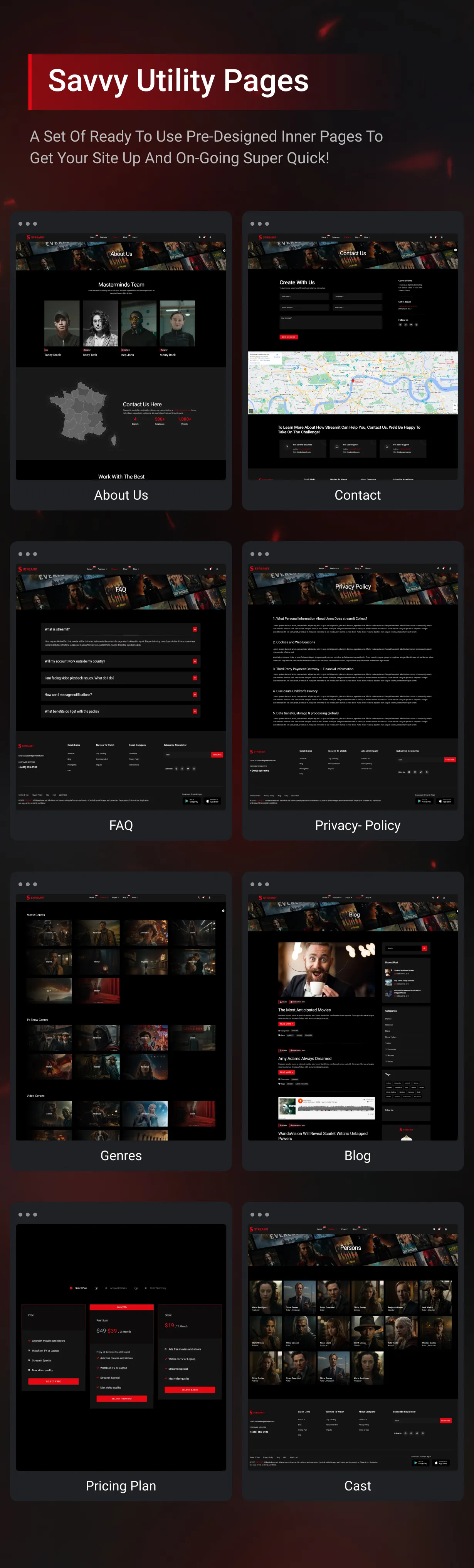 Streamit 3.0 | Tema WordPress de streaming de vídeo + RTL - Área de ...