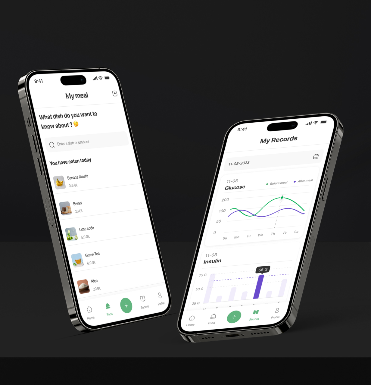 SugarEase template: Diabetes Control App in Flutter (Android, iOS ...