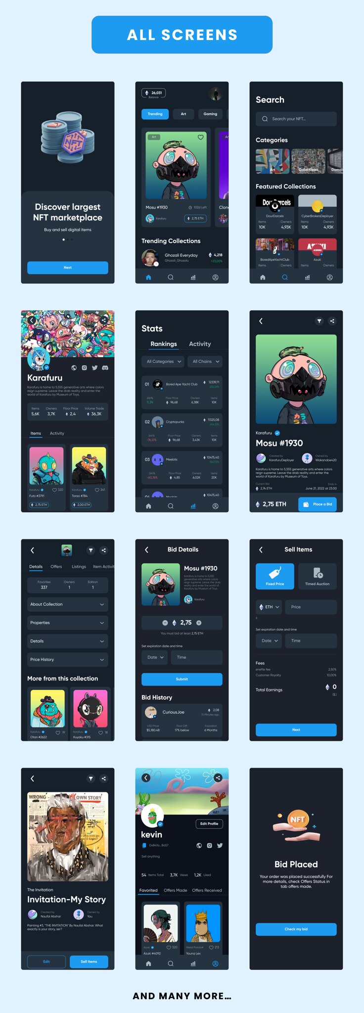 Nft App Flutter Mobile App Template Buy Apps Themes Ui Templates Plugins And Source Code