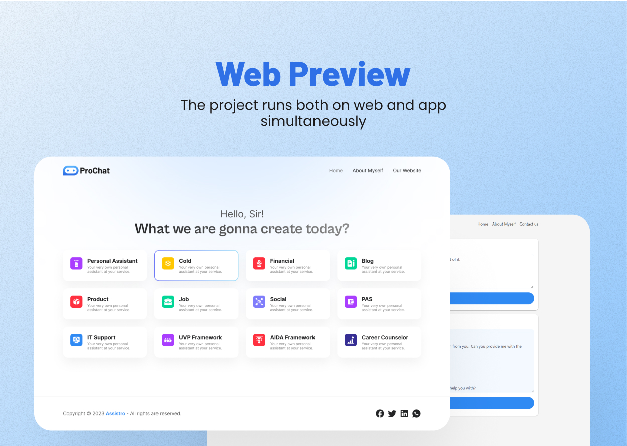 ProChat - The Ultimate AI Assistant