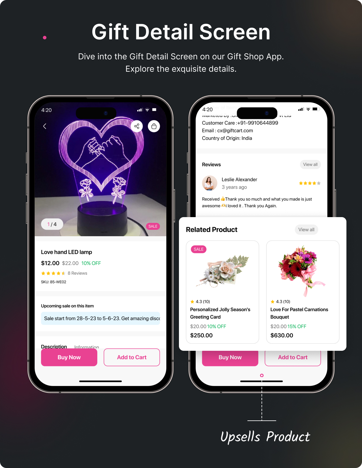 Giftly App – Online Gift Store Flutter 3.x (Android, iOS) WooCommerce ...
