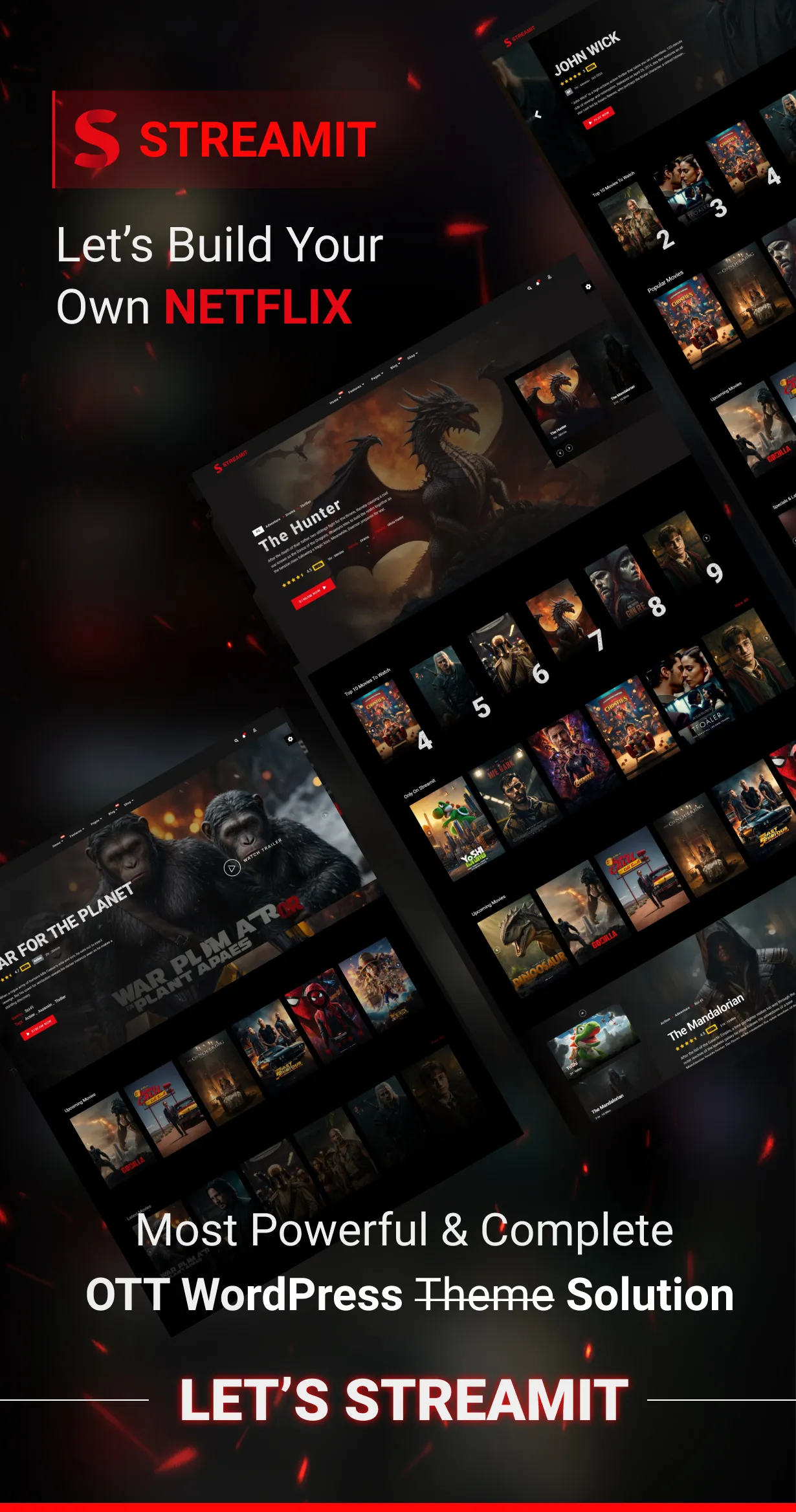 Streamit 3.0 | Tema WordPress de streaming de vídeo + RTL - Área de ...