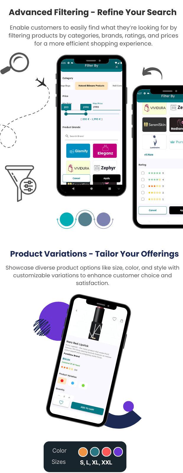 EcomCart – Flutter Modern eCommerce App Built with Laravel & Vue.js – Flutter Online Stores ...