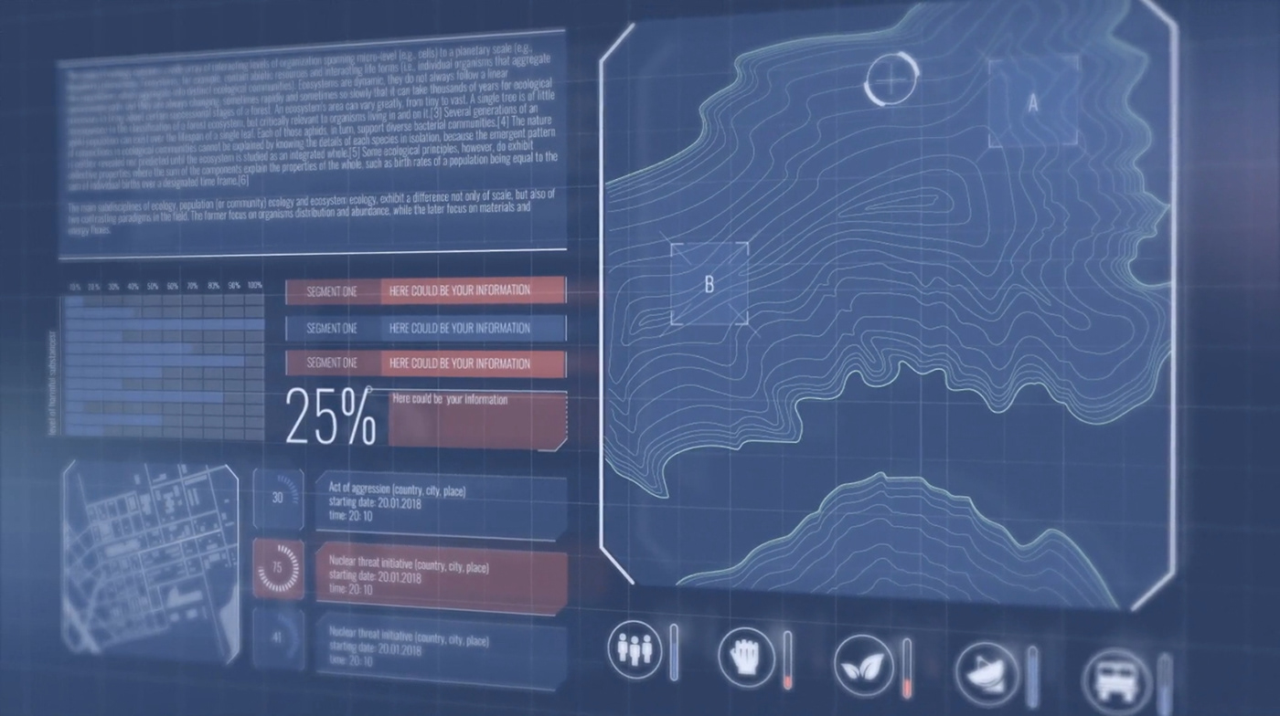 Human Health Status Hud UI Screen - After Effects Template