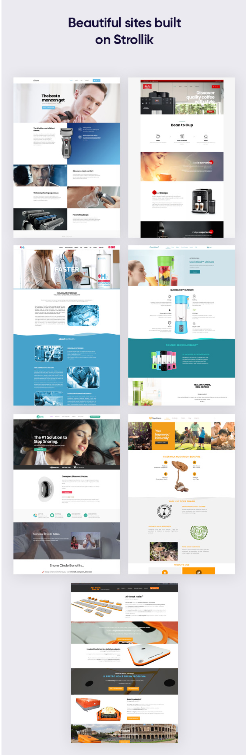 Strollik - Tema WordPress WooCommerce de Produto Único - Pluginthemebr - Wordpress plugins e temas