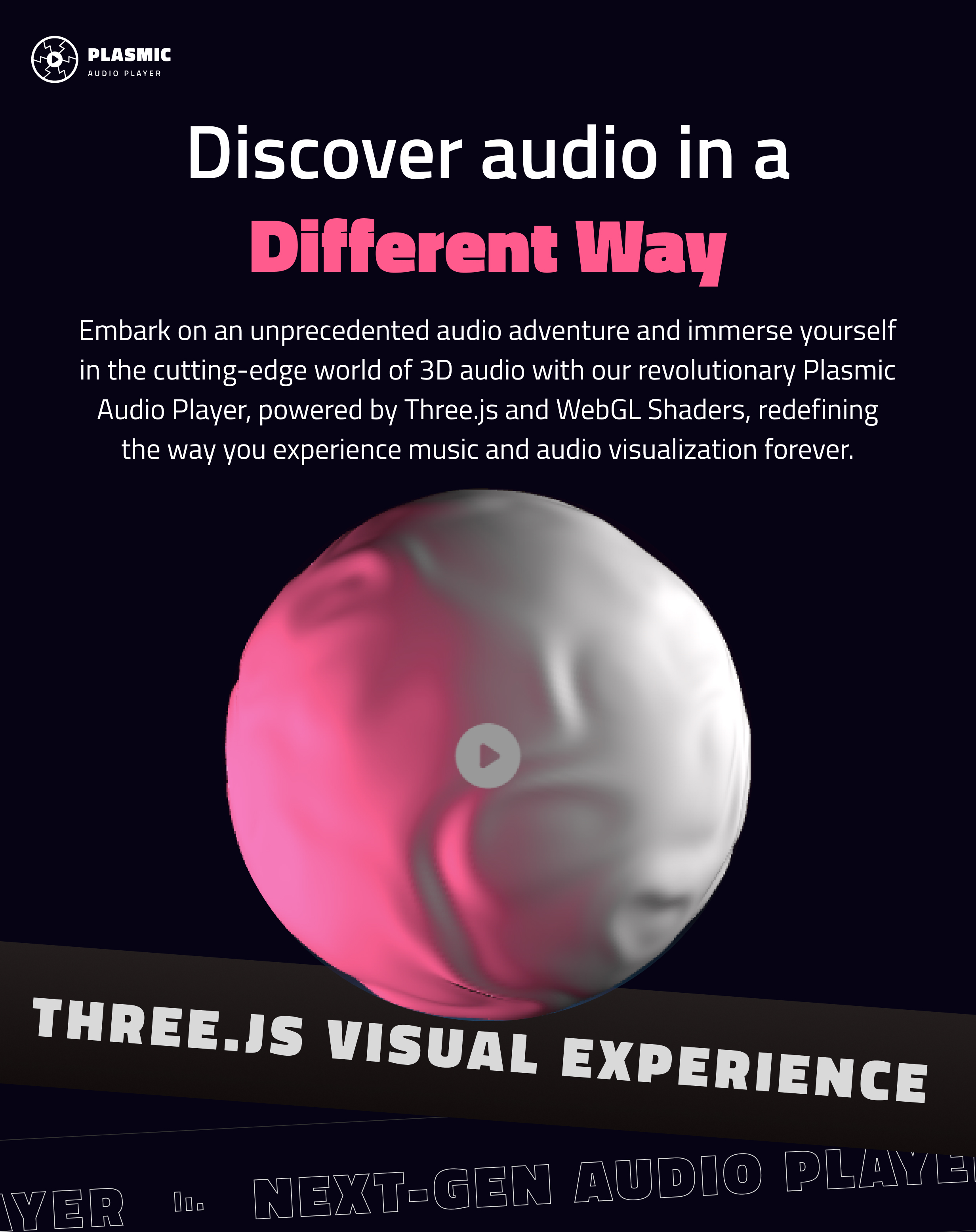 {Plasmic Audio Player} {JavaScript Version 1.00}