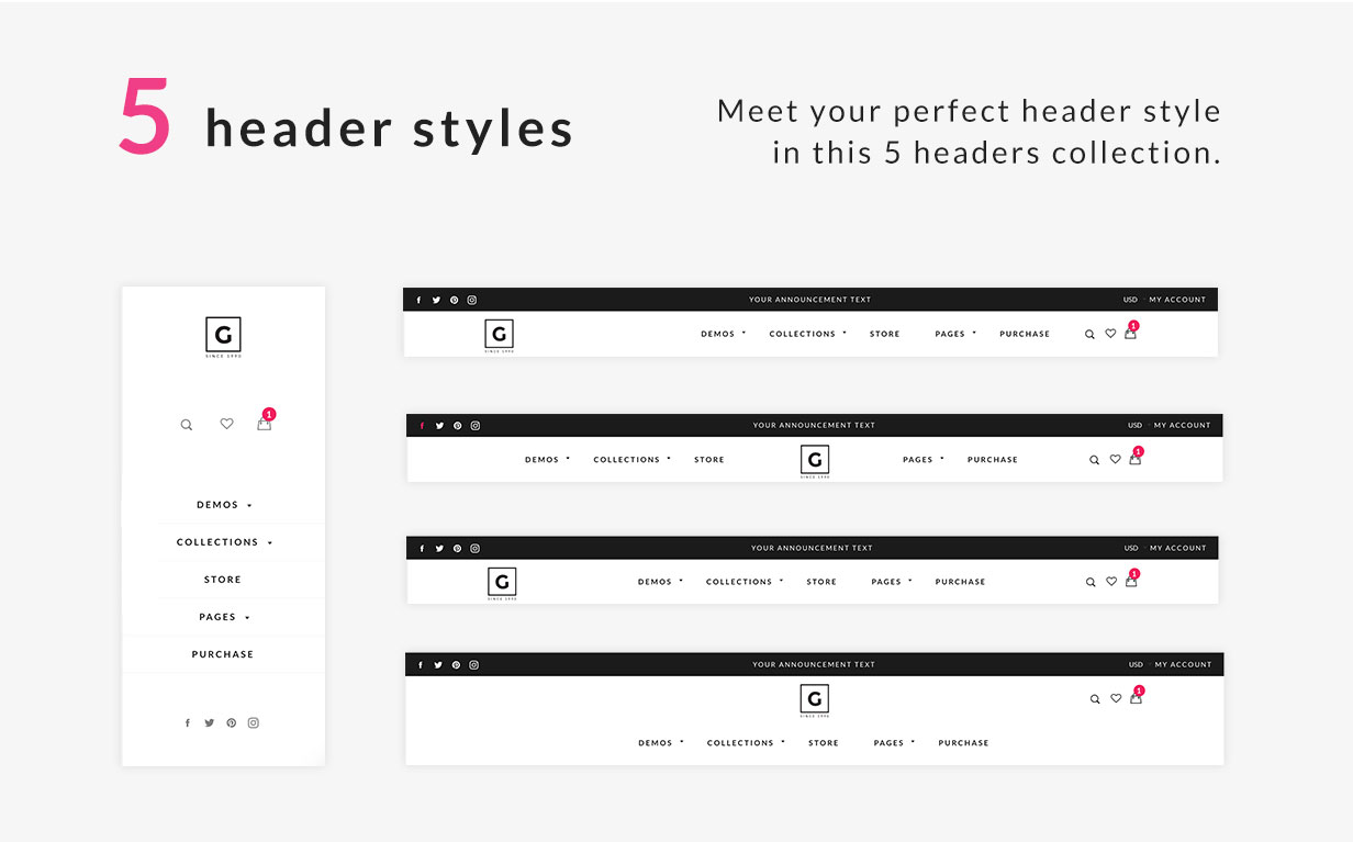 Gemini - Responsive Shopify Fashion Theme by adartstudio | ThemeForest