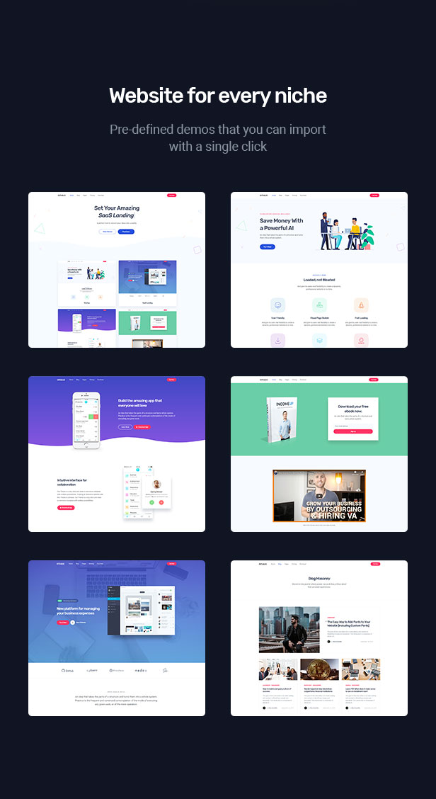 Emaus - SaaS App and Startup Elementor RTL WP Theme | WebDevBay