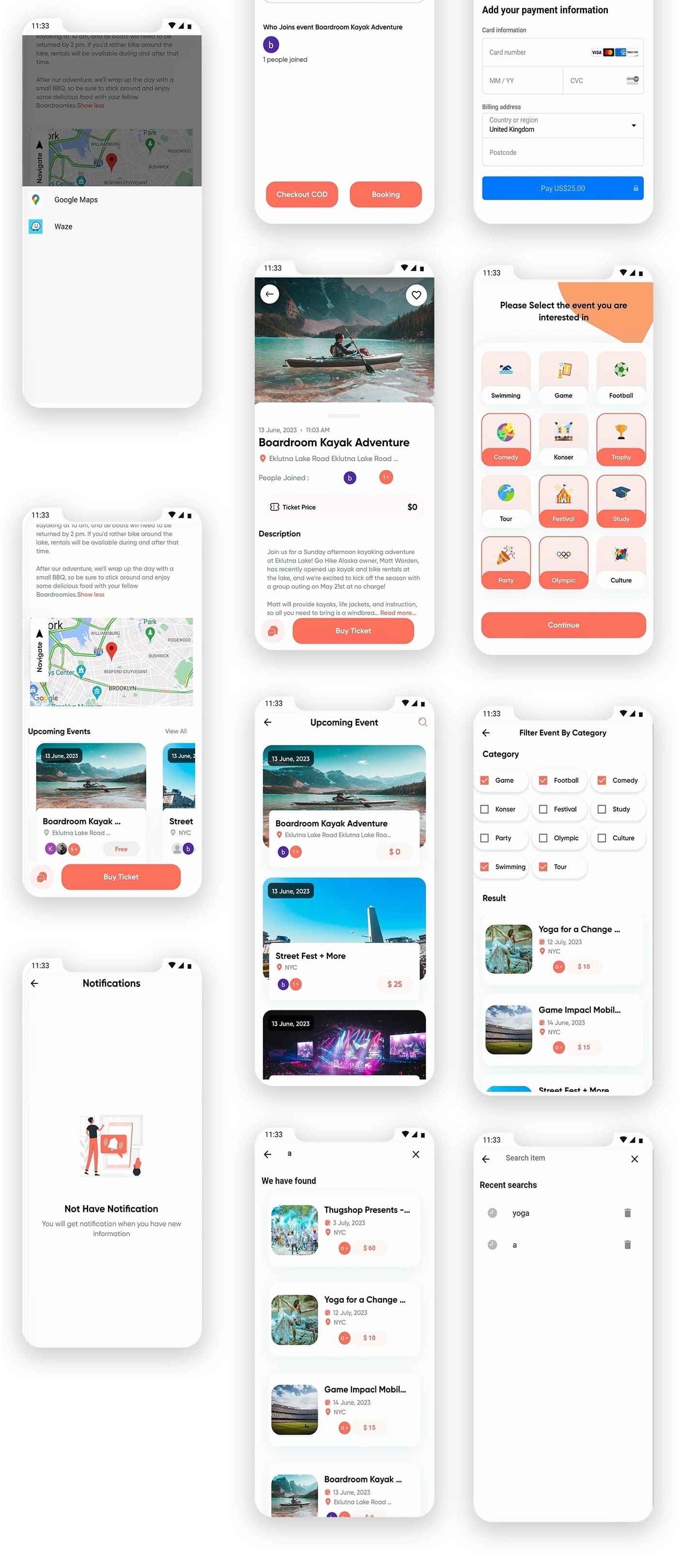 Flutter Event App with Ticketing Event Admin – Buy Apps, Themes, UI ...