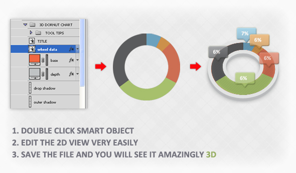 3D - 2D Infographic Elements Kit by anchor_point_heshan | GraphicRiver