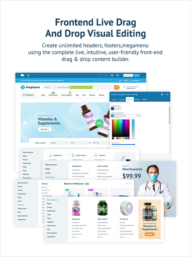 Propharm - Pharmacy & Medical WordPress WooCommerce Theme | WebDevBay