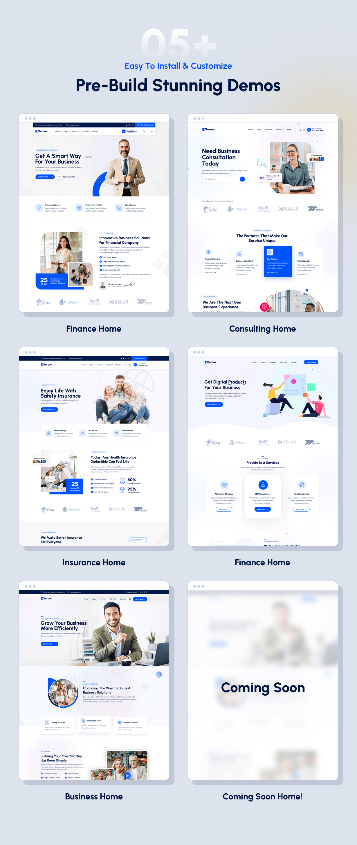 Gerow - Business Consulting WordPress Theme Gerow - Business Consulting WordPress Theme