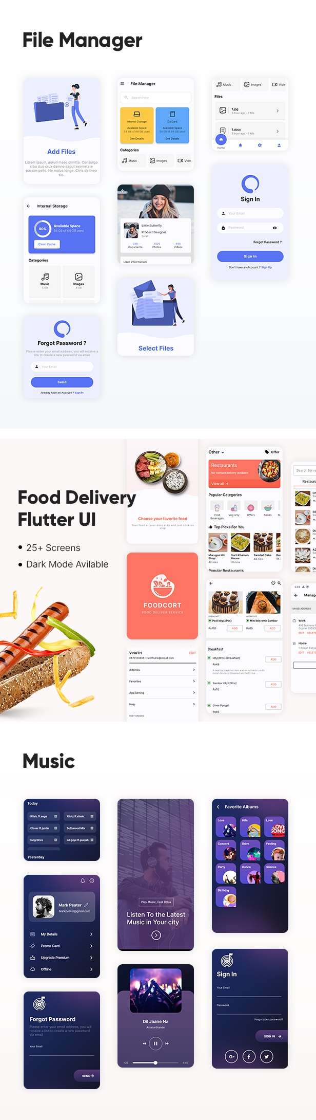 Allinone Flutter Template – Flutter UI Kit – Buy Apps, Themes, UI ...